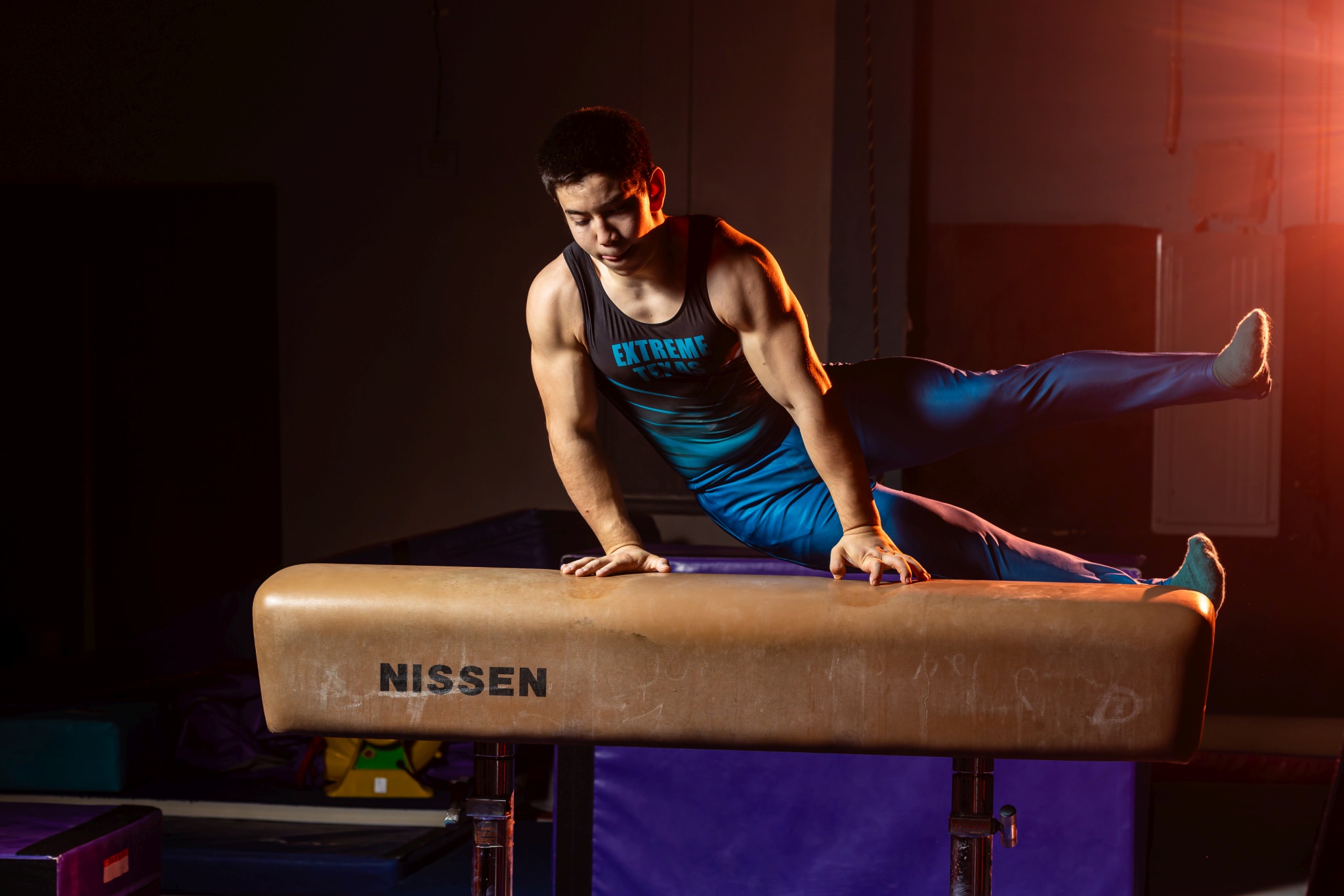 Colorful Gymnastics Portraits – Daniel Grove Photography